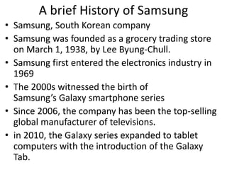 Samsung marketing | PPT