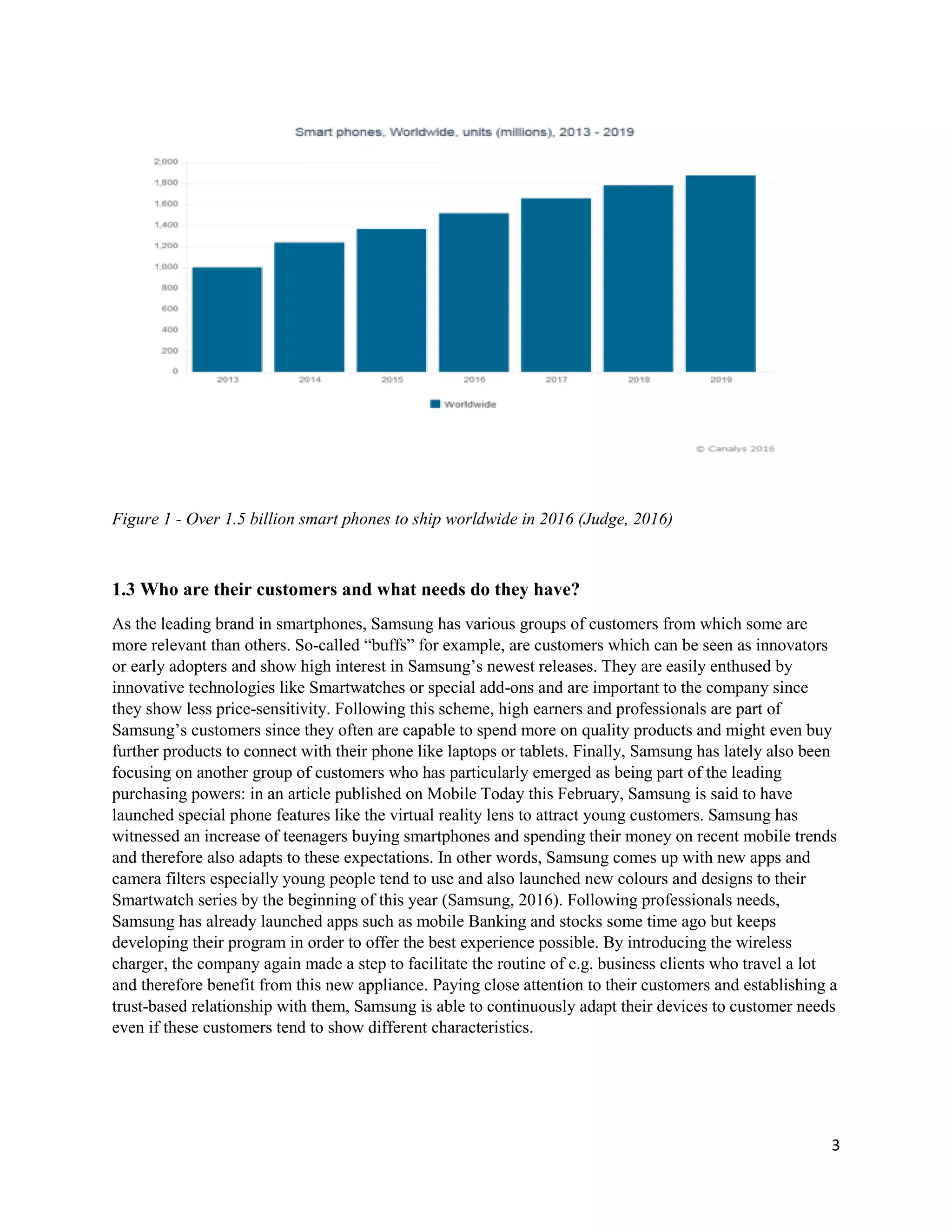Samsung Electronics Customer Analysis & Marketing Strategy Analysis | PDF