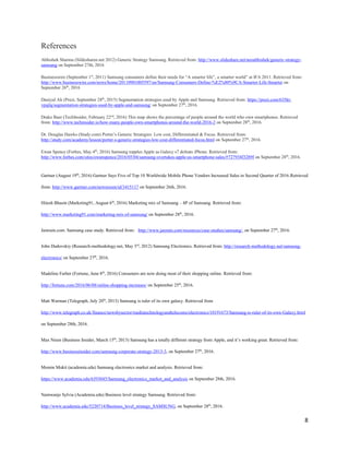 Samsung Electronics Customer Analysis & Marketing Strategy Analysis | PDF