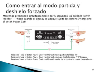 Refrigeradores Samsung Modo Test y Forzado | PDF