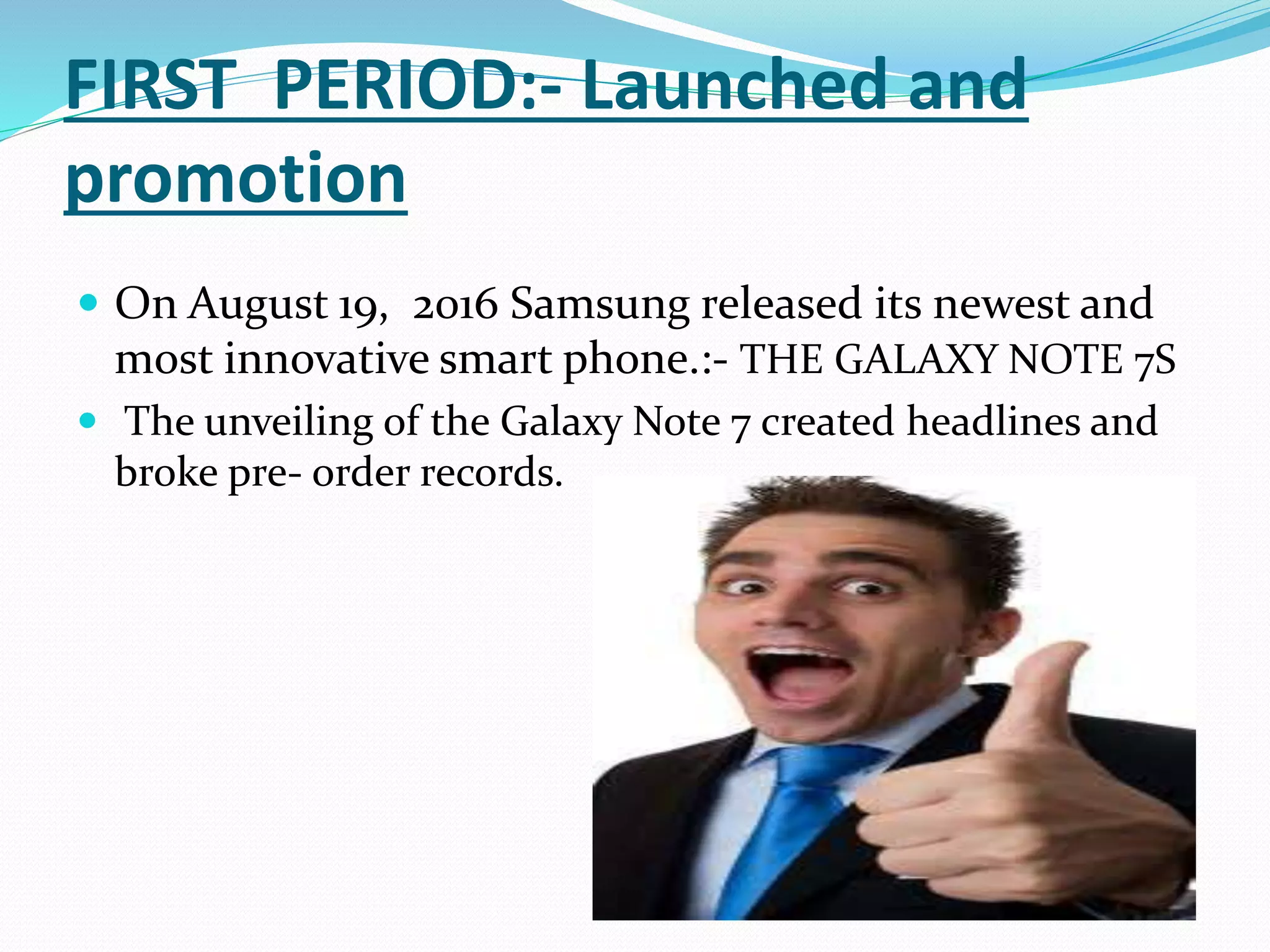 Samsung note 7 CRISES | PPTX