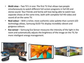 Samsung oled tv presentation | PPTX