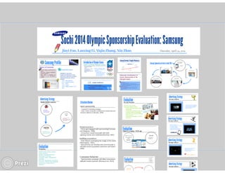 Samsung olympic sponsorship evaluation | PPT