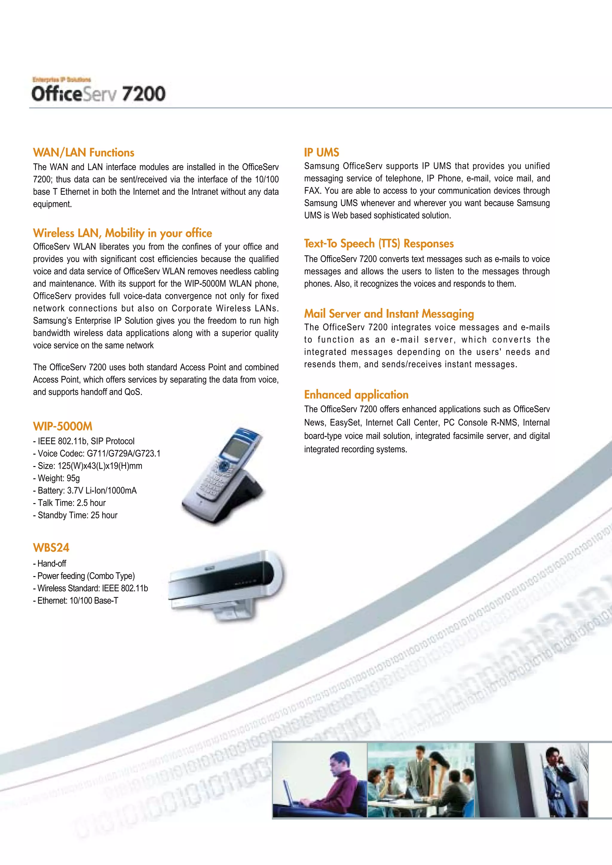 Samsung pabx office serv 7200 | PDF