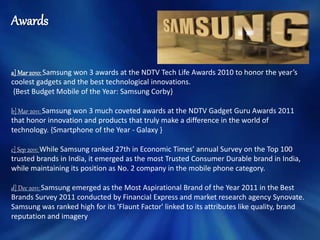 Samsung | PPTX | Mergers and Acquisitions | Business Banking & Finance