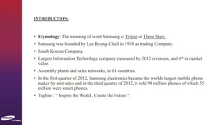 Samsung presentation | PPT