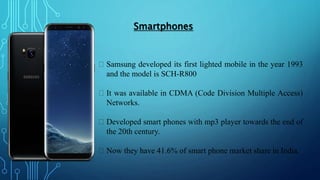 Samsung presentation | PPTX | Smartphones | Consumer Electronics
