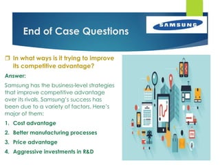 SAMSUNG Business Strategies | PPSX