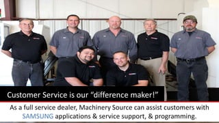 Samsung Machine Tools Product Line | PPT