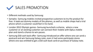Samsung promotion tools | PPT