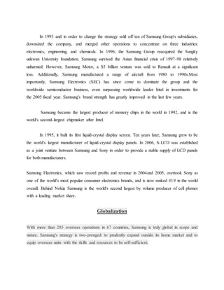 Project ON Samsung Organization HRm | DOCX