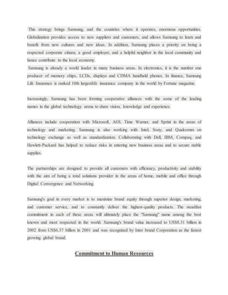 Project ON Samsung Organization HRm | DOCX