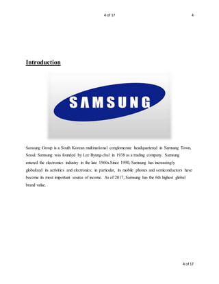 Samsung report | DOCX