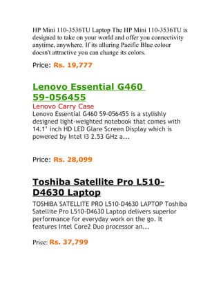 Samsung r series r439 laptop | DOC | Home Appliances | Home & Garden