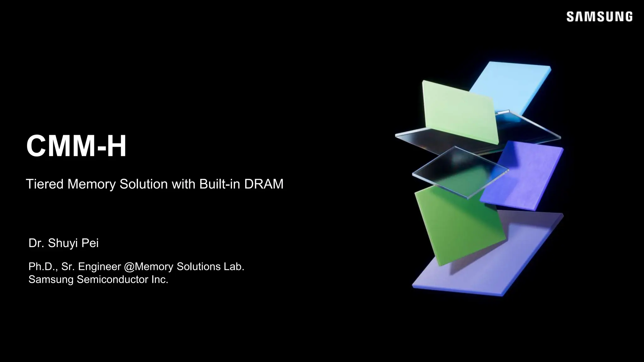 Samsung: CMM-H Tiered Memory Solution with Built-in DRAM | PPTX