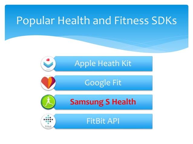 Samsung S Health Service SDK | PPTX