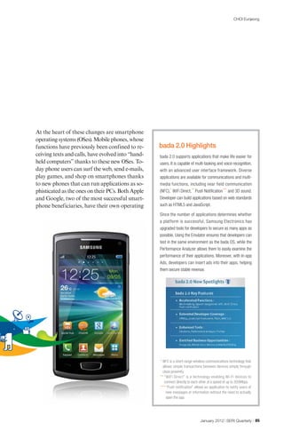 Samsung's smartphone operating system: bada | PDF | Operating Systems | Computer Software and ...