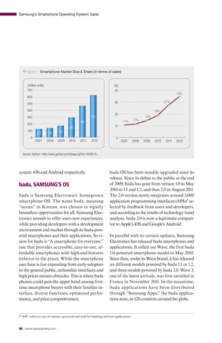 Samsung's smartphone operating system: bada | PDF | Operating Systems ...