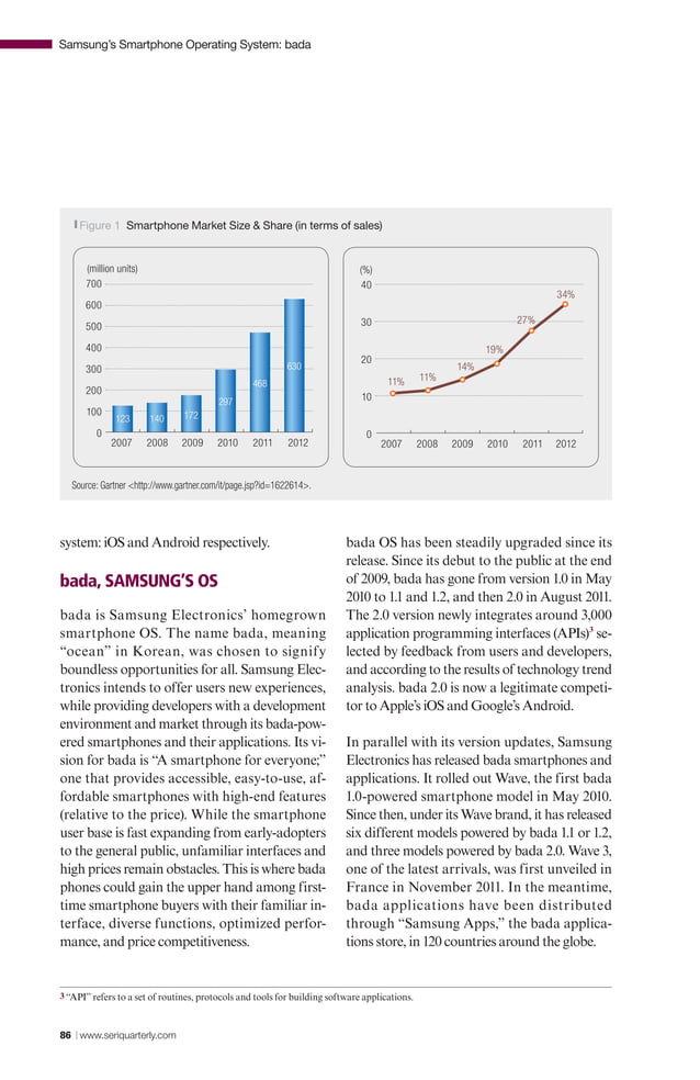 Samsung's smartphone operating system: bada | PDF | Operating Systems ...