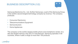 Samsung SWOT Analysis 2018 | PDF