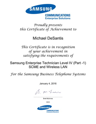 Samsung Technical SCME & WLAN | PDF
