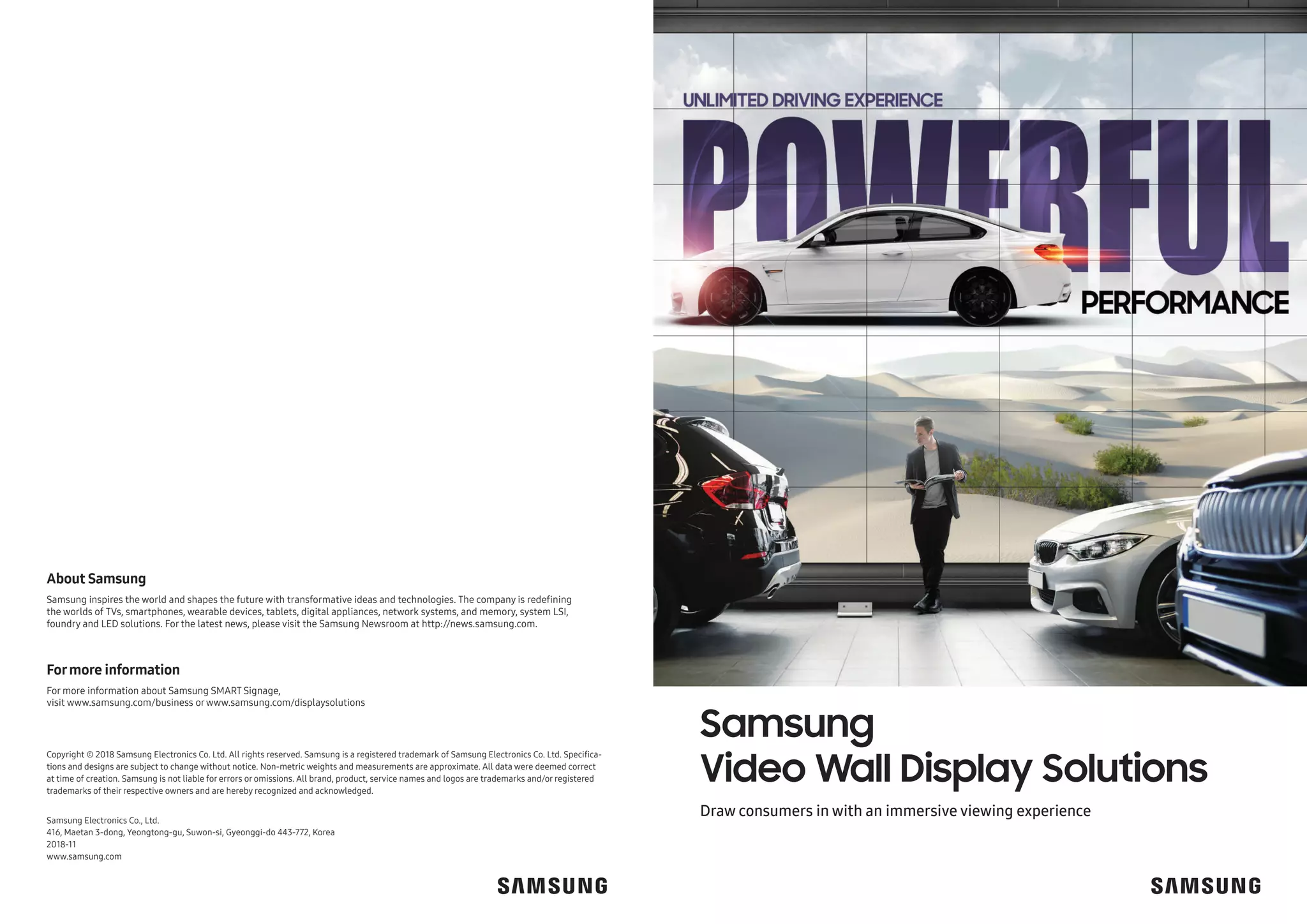 Samsung Video Wall Display Solutions | PDF