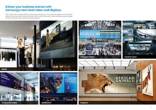 Samsung Video Wall Display Solutions | PDF