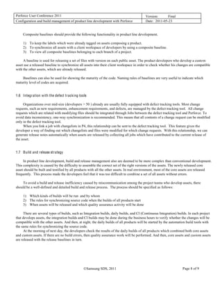 White Paper: Configuration and Build Management of Product Line ...