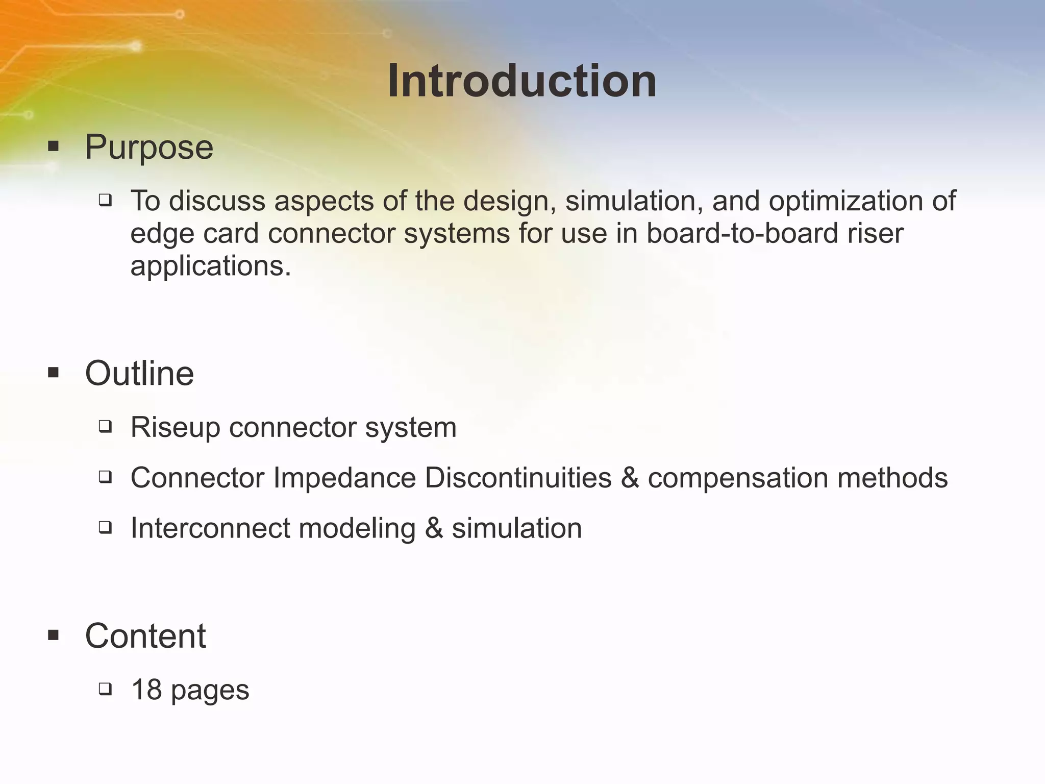 High Speed Edge Card Transitions | PPT