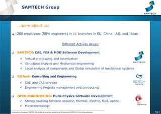 Samtech Group | PDF