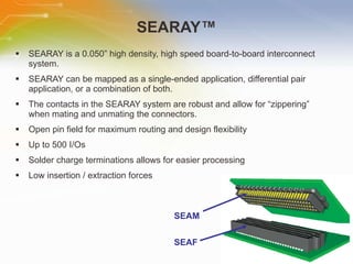 SEARAY™ Open Pin Field Interconnects | PPT