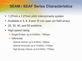 SEARAY™ Open Pin Field Interconnects | PPT
