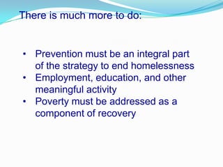 Housing First: Ending Homelessness and Supporting Recovery - Dr Sam ...