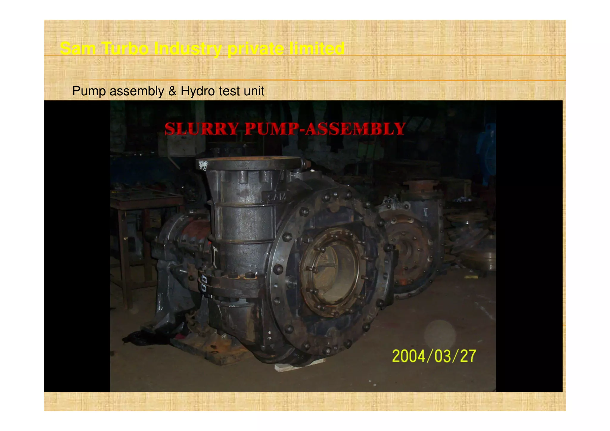 Sam turbo company profile | PDF