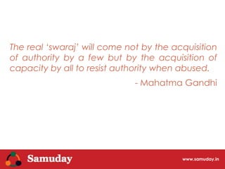 Samuday - Enabling Indian Communities | PPTX