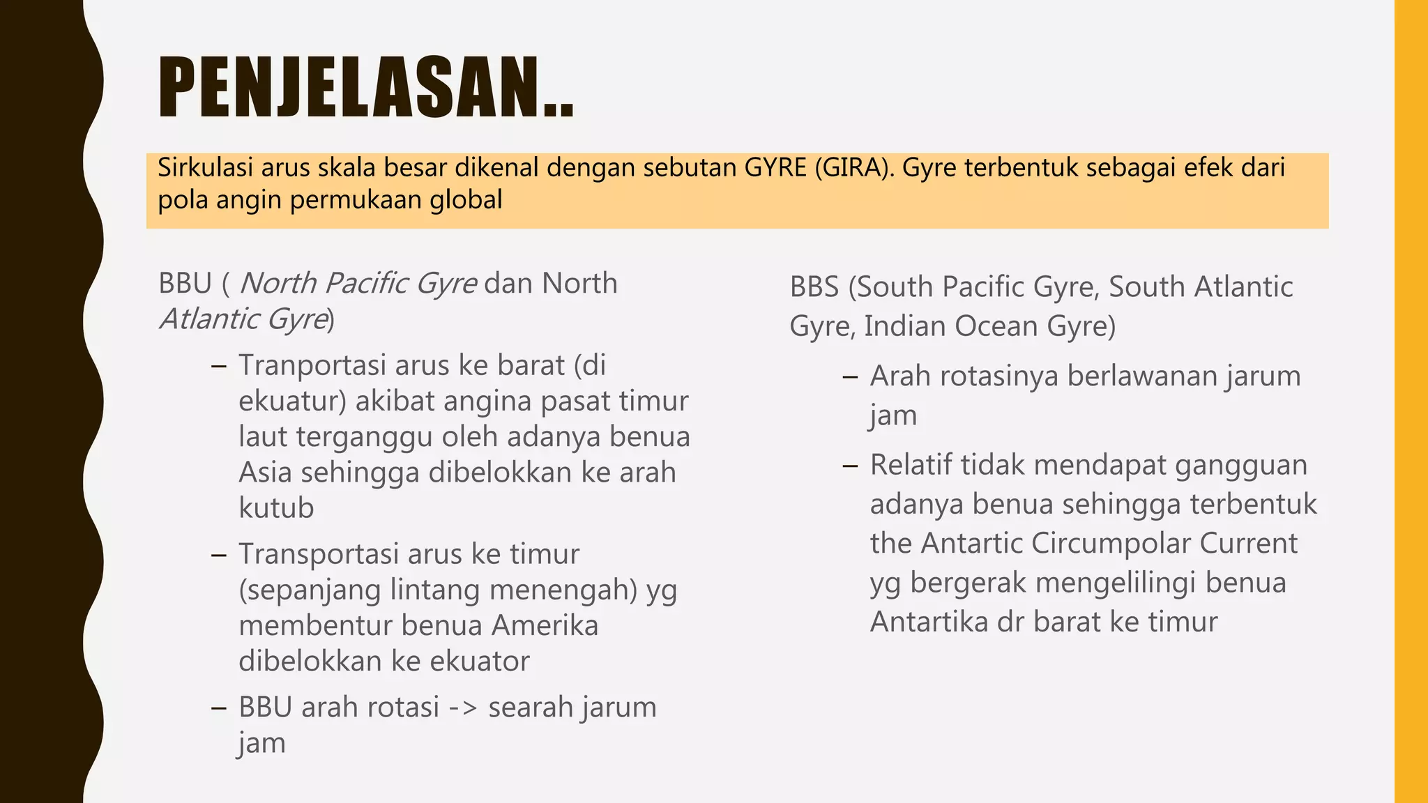 Materi Tentang Samudera, Arus Laut, Sirkulasi Laut & Salinitas | PPTX