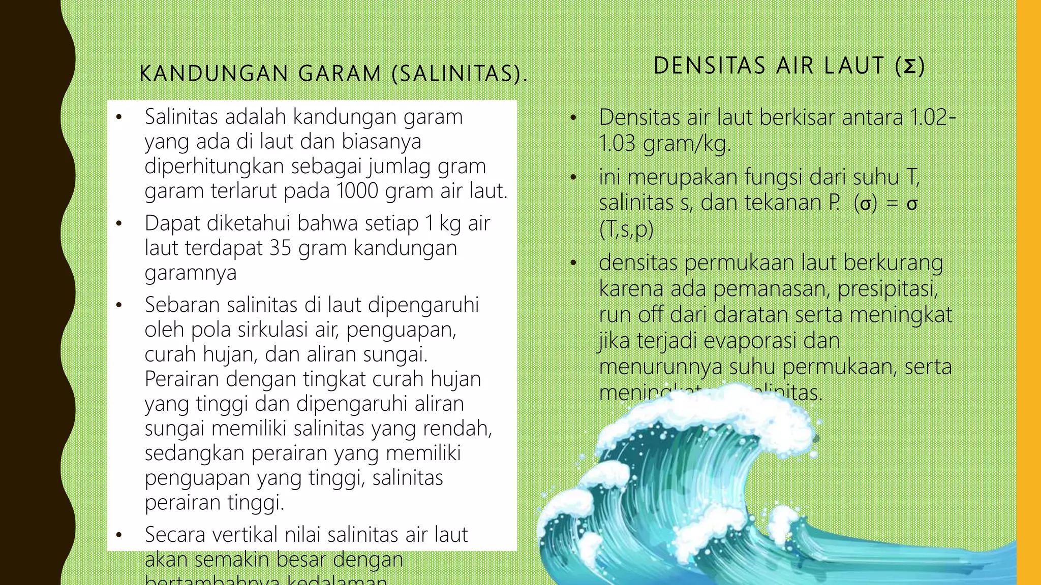 Materi Tentang Samudera, Arus Laut, Sirkulasi Laut & Salinitas | PPTX