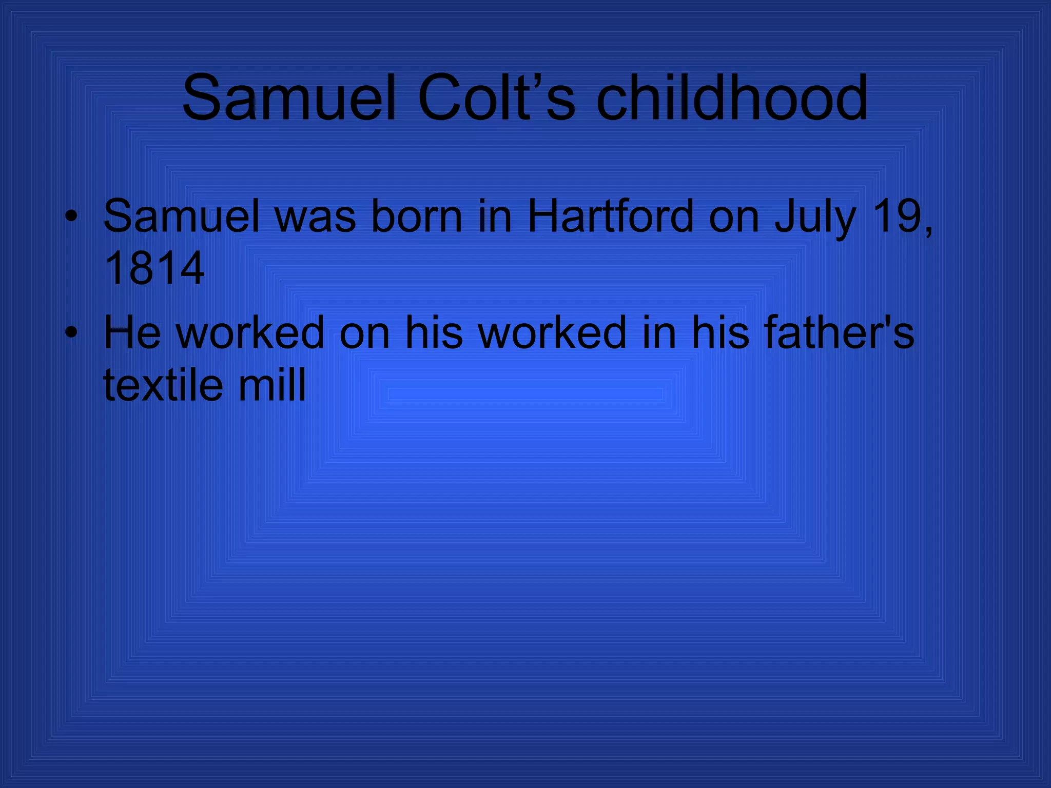 Samuel Colt Viljar | PPT