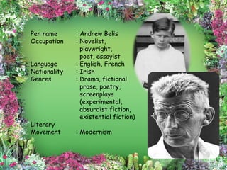 Samuel Beckett_The Playwright | PPT