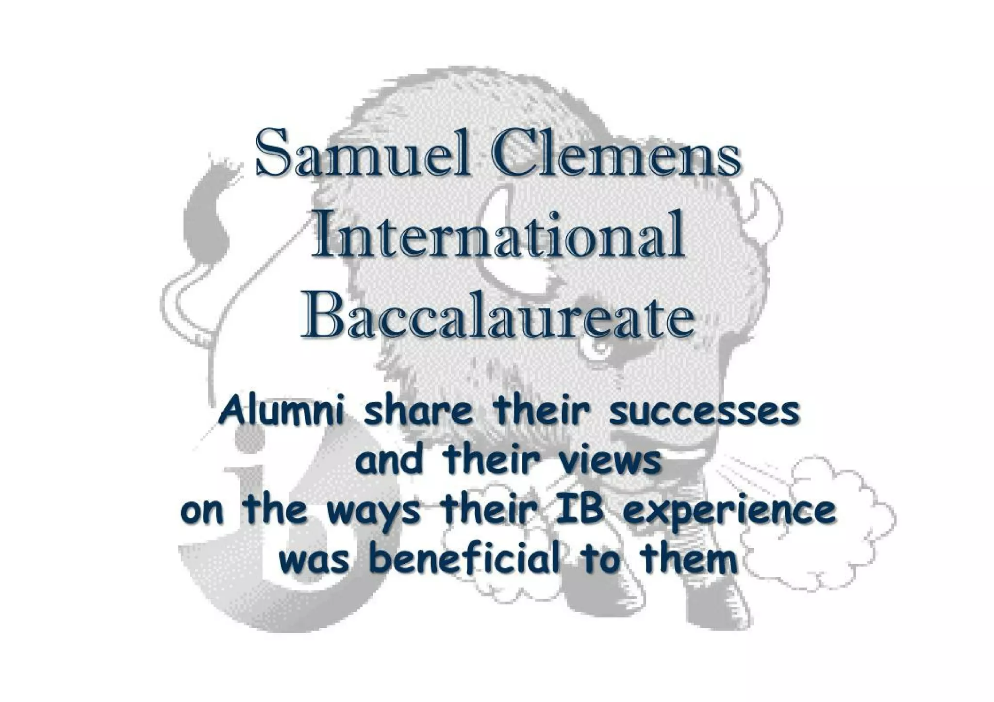 Samuel Clemens International Baccalaureate | PDF