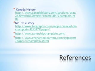 Samuel de Champlain | PPTX