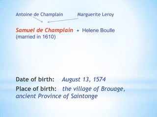 Samuel de Champlain | PPTX
