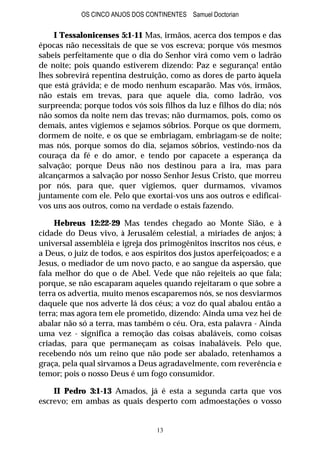 Samuel doctorian os cinco anjos do continente | PDF