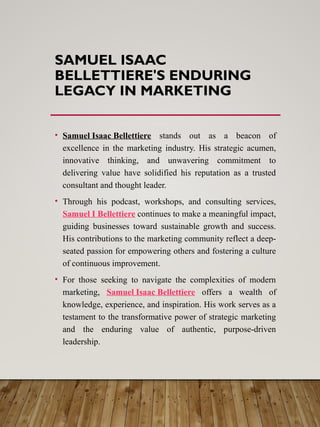 Samuel I Bellettiere -Samuel Bellettiere | PDF