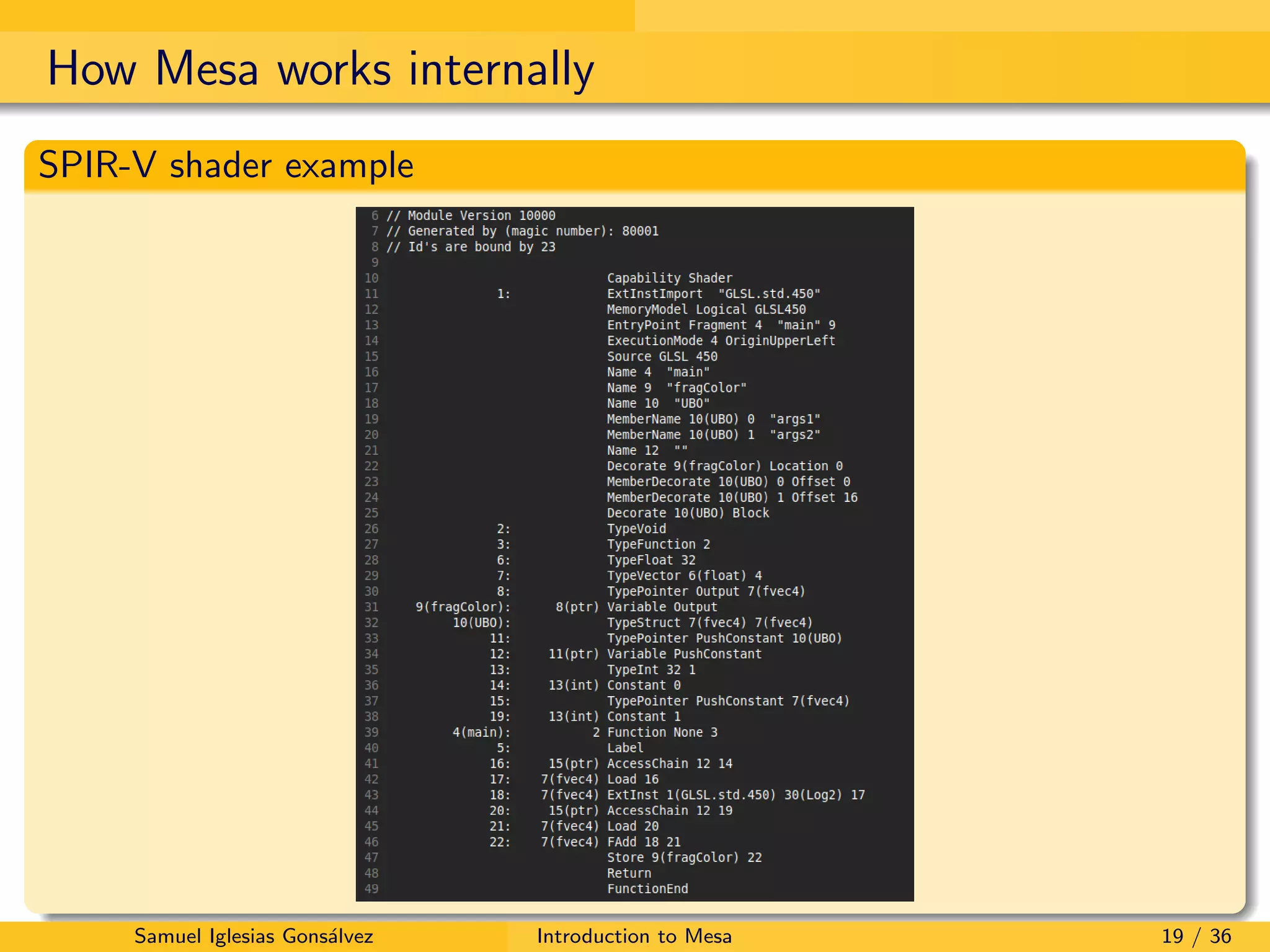 Introduction To Mesa The Open Source Graphics Api Implementation Library Ubucon Europe 2018 Pdf