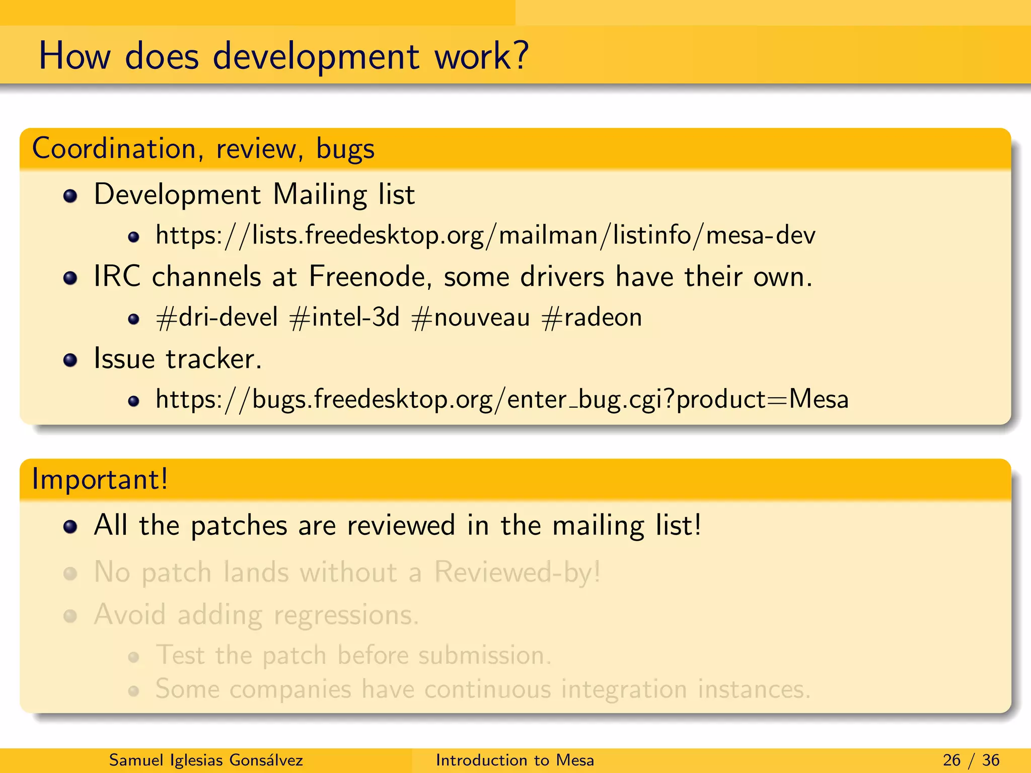 Introduction to Mesa. The Open-Source Graphics API Implementation ...