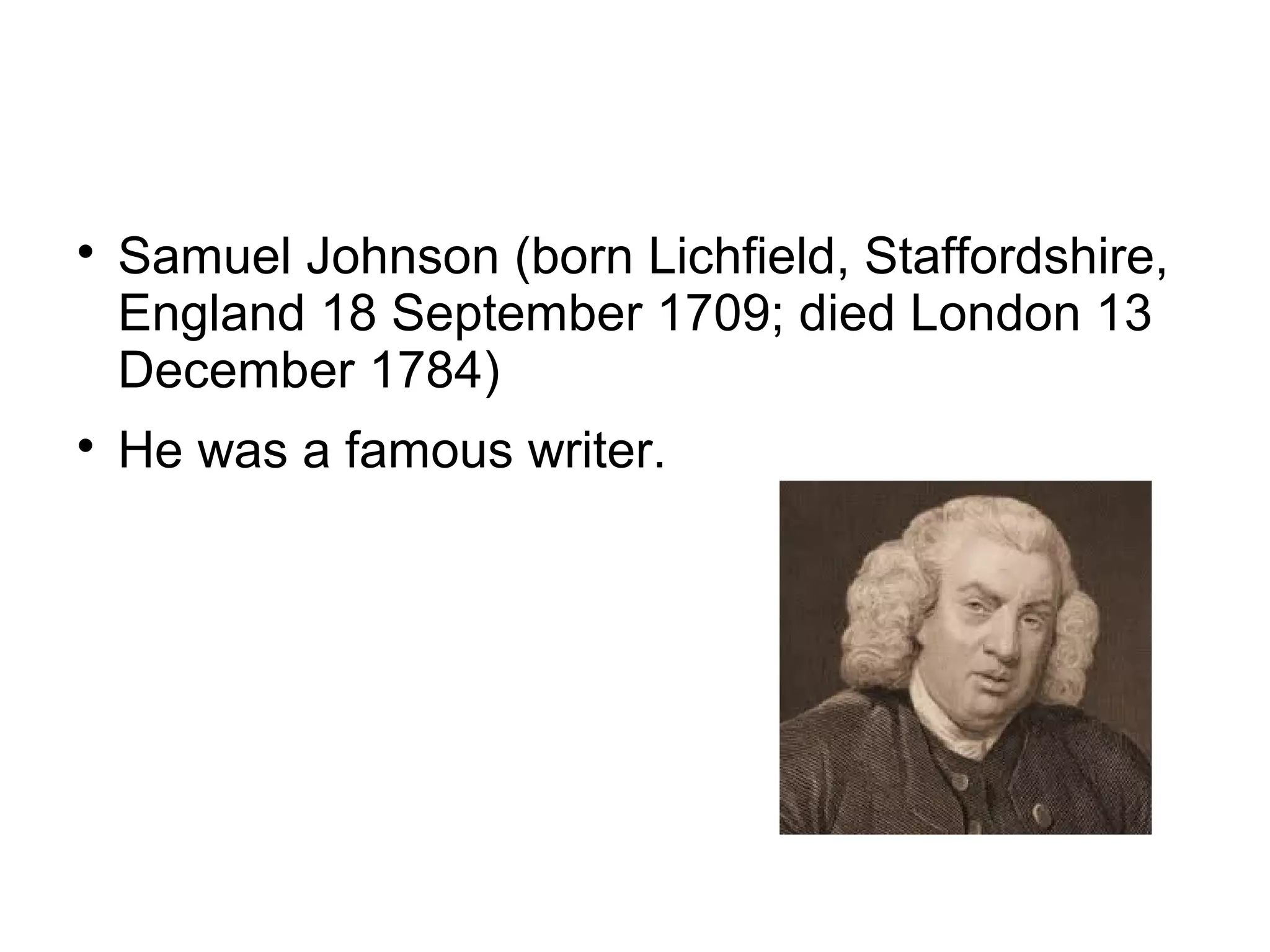 Samuel johnson | PPT