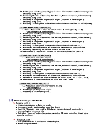 Samuel khalil cv | PDF | Business Accounting & Finance | Business