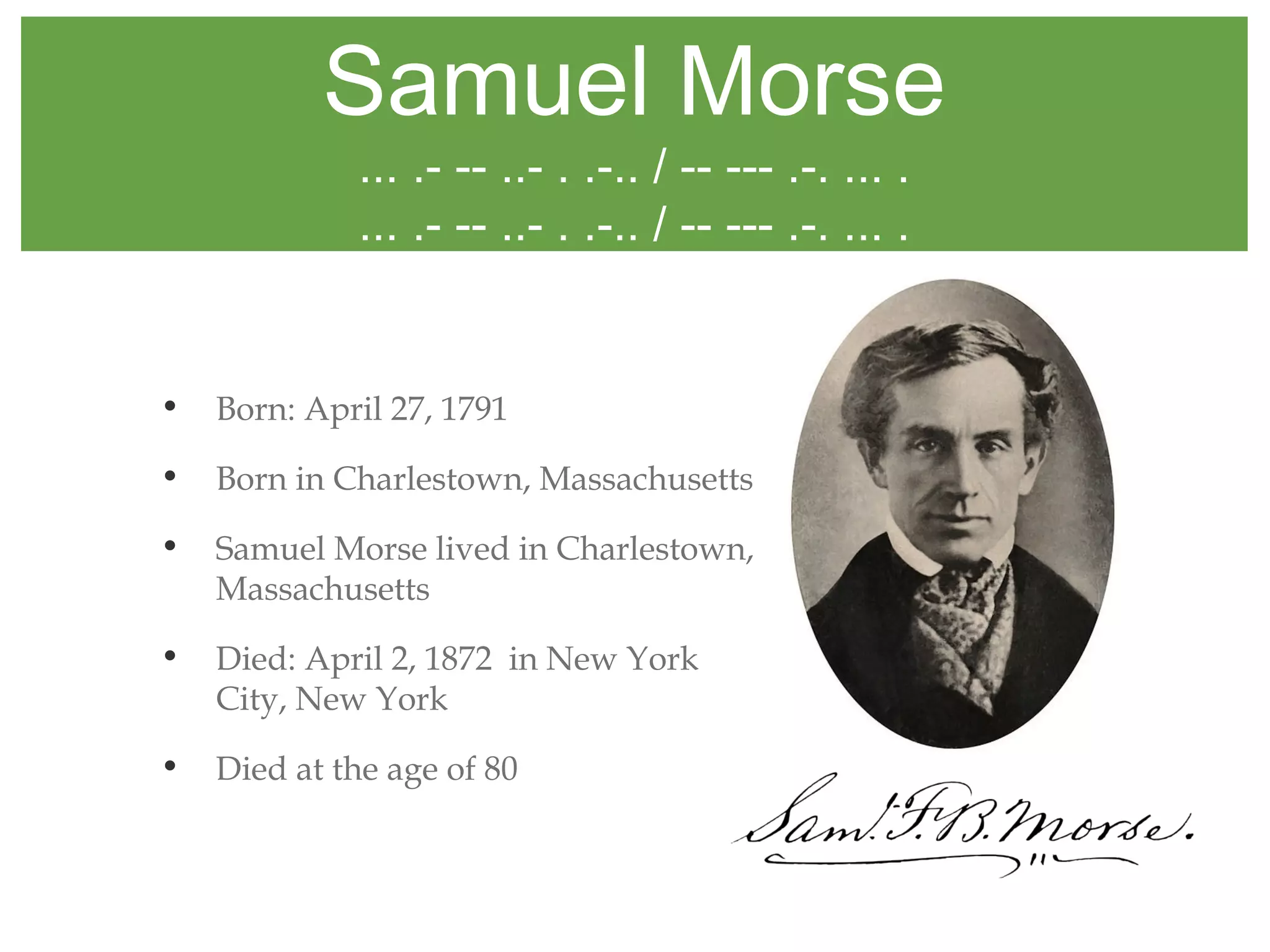 Samuel Morse | PPT
