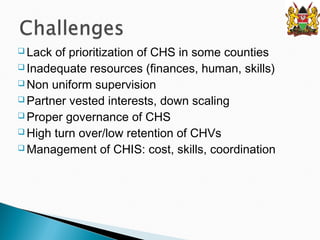 Importance of Community Health Strategy (CHS) in attaining health goals ...